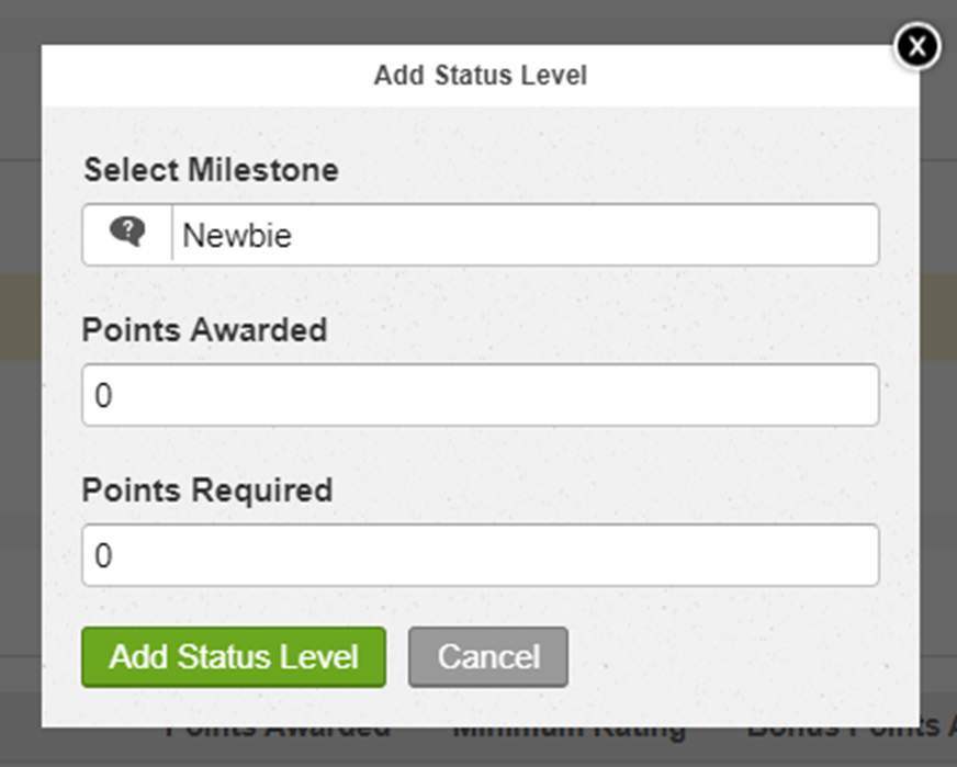 Points and Status - Customer Care