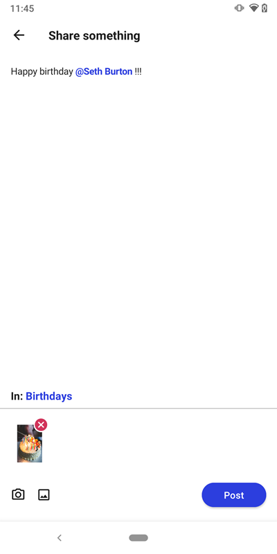 Posting to microblogs using the app - Customer Care