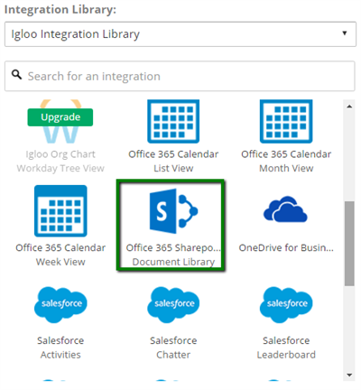O365 Sharepoint Document Library Integration - Customer Care