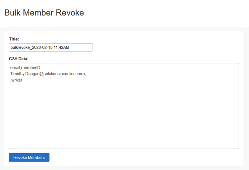 Revoking users from a digital workplace - Customer Care